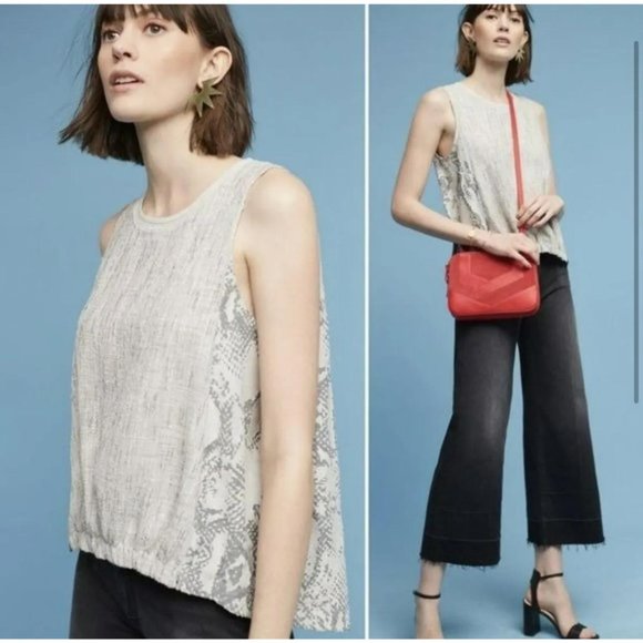 Anthropologie | Tops | Anthropologie Akemi Kin Marietta Cocoon Tank Top ...